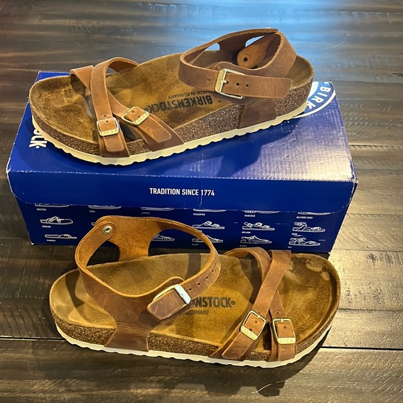 Birkenstock | Shoes | Birkenstock Kumba Cognac Asst Asa | Poshmark